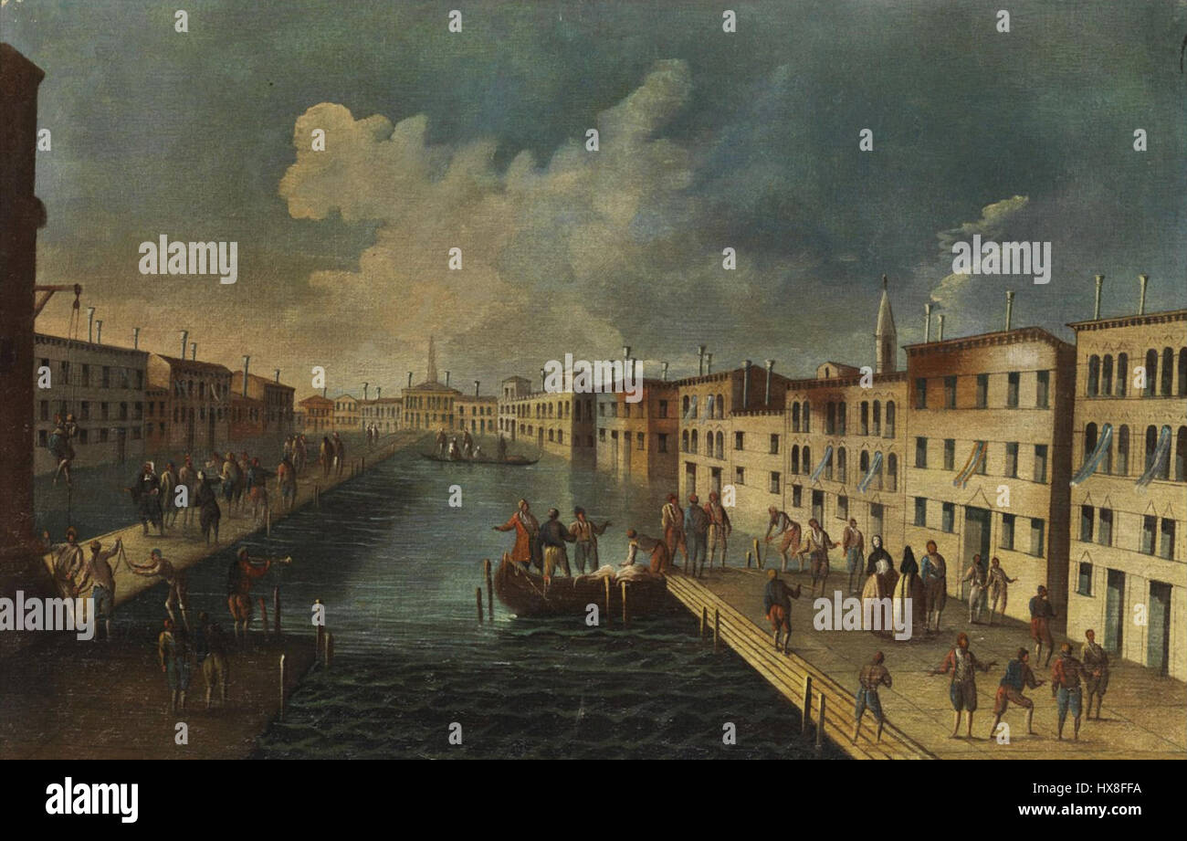 'Venezia Veduta 1' is a Venetian landscape painting that highlights the ...