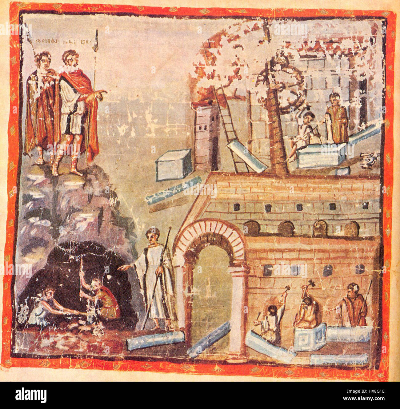 The 'Vergilius Vat 131' is an illuminated manuscript containing works ...