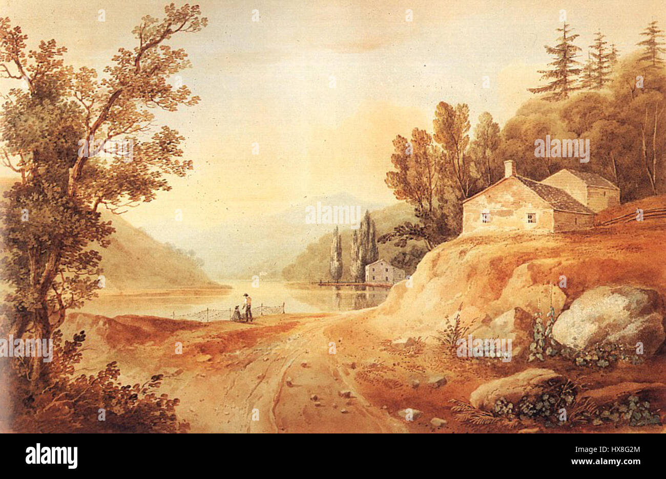 William Guy Wall’s watercolor 'View Near Fishkill' from around 1820 ...