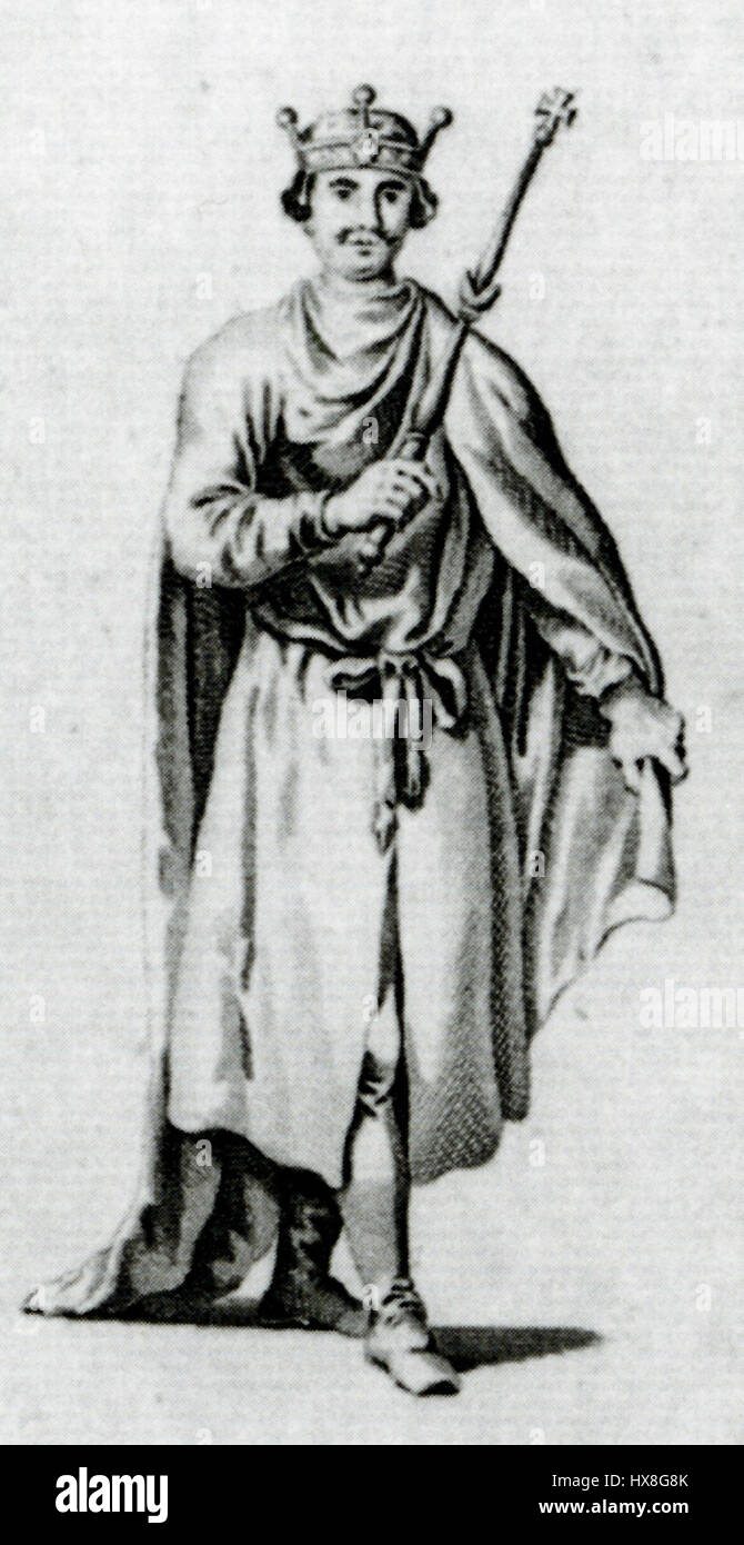 This engraving of William Rufus captures a detailed portrayal of the ...