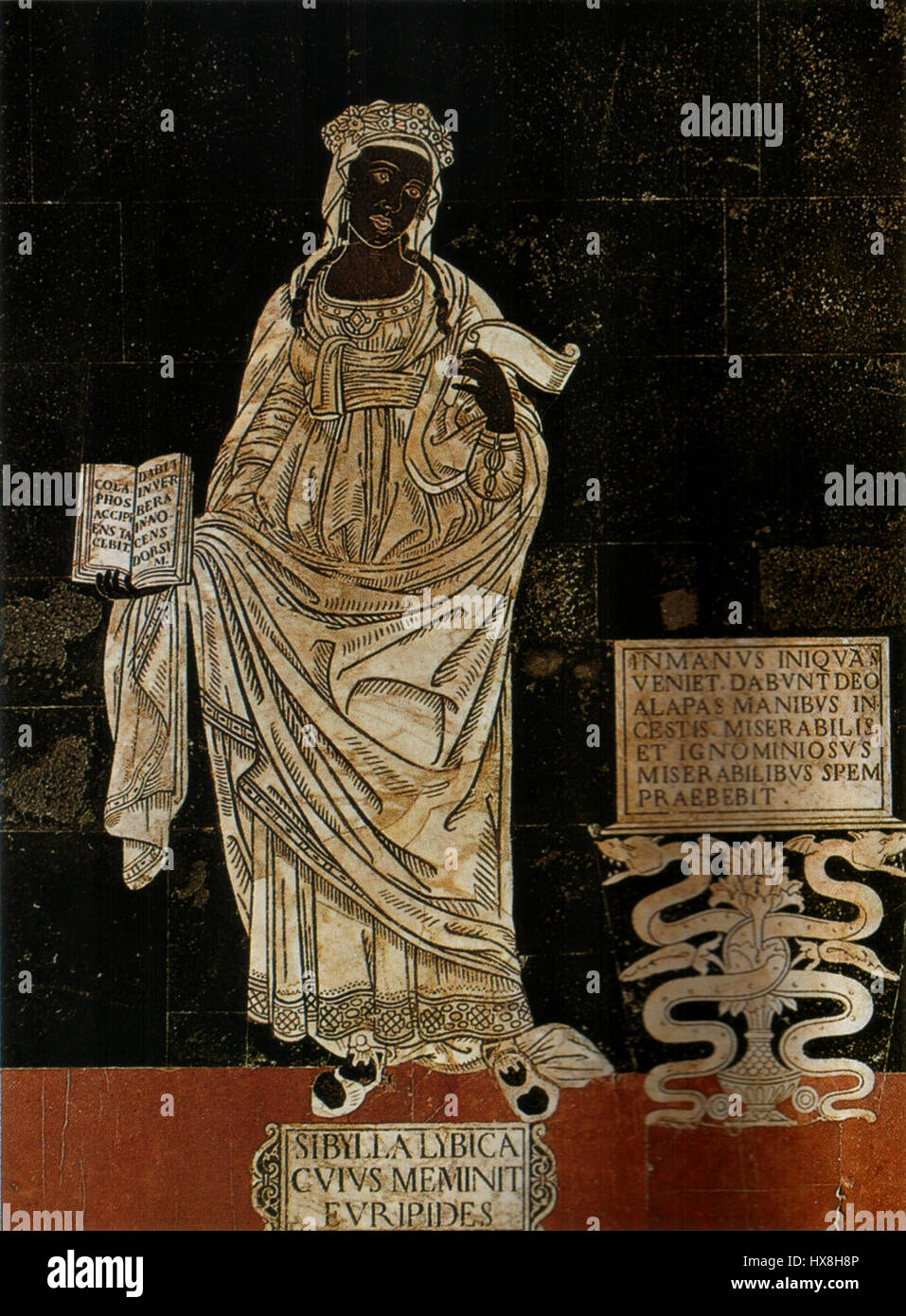 'Pavimento di Siena' refers to the famous marble floor of the Siena ...