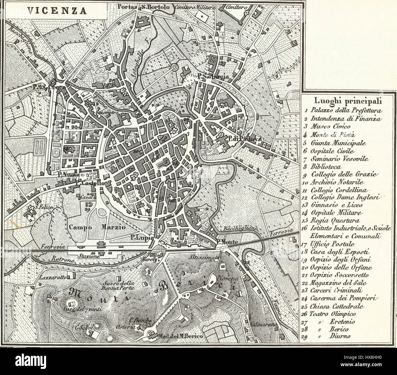 Mapa De Allegranzi Vicenza
