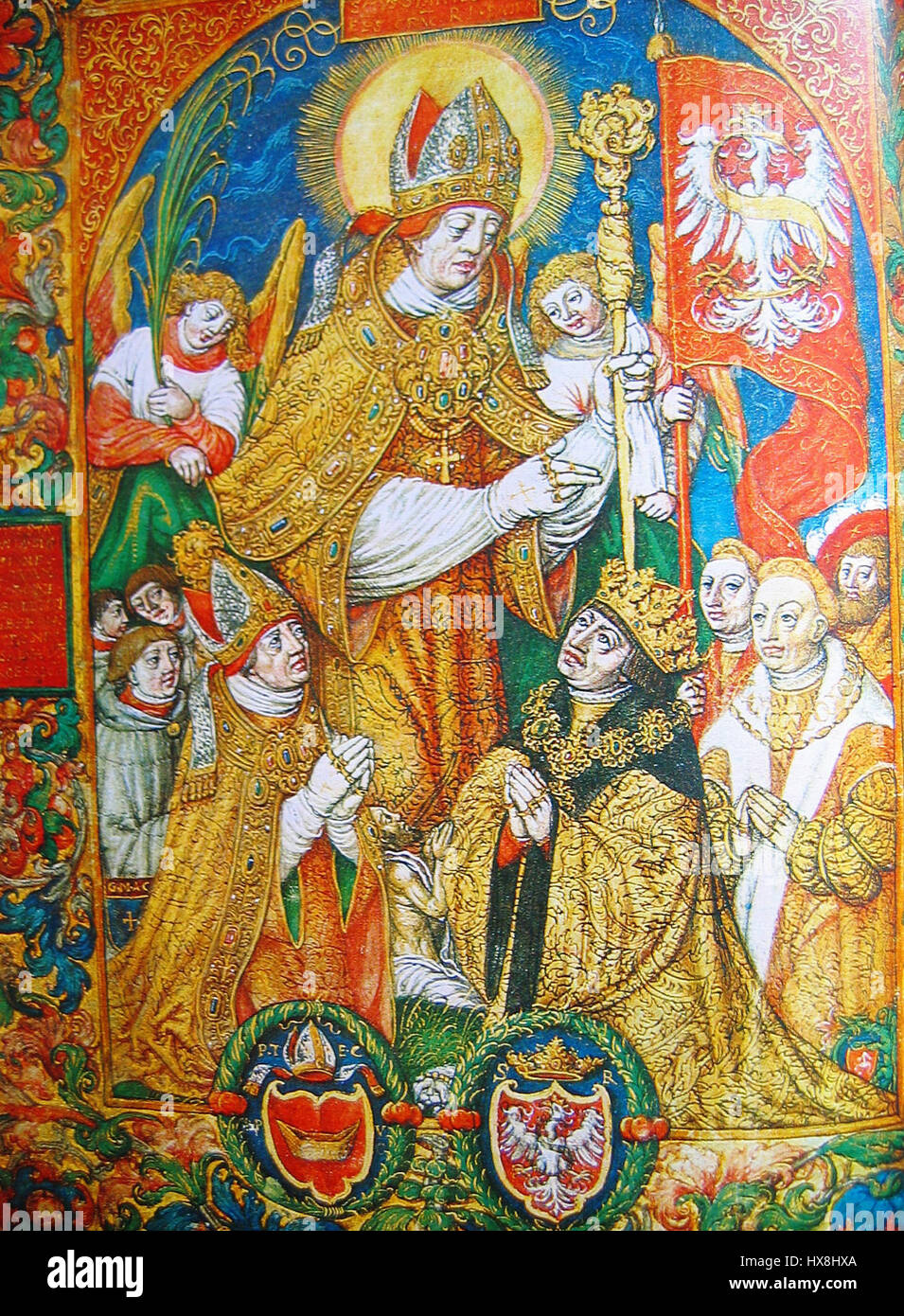 The painting ‘SStanisC582aw’ depicts a historical scene from Poland's ...