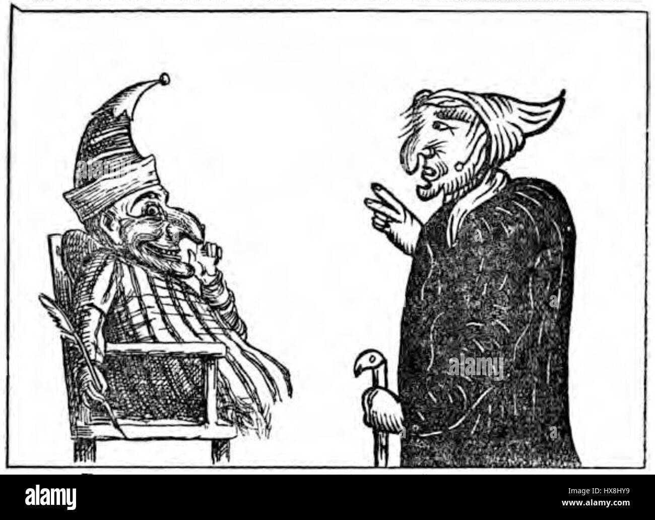 This satirical work depicts the resemblance between the legendary ...