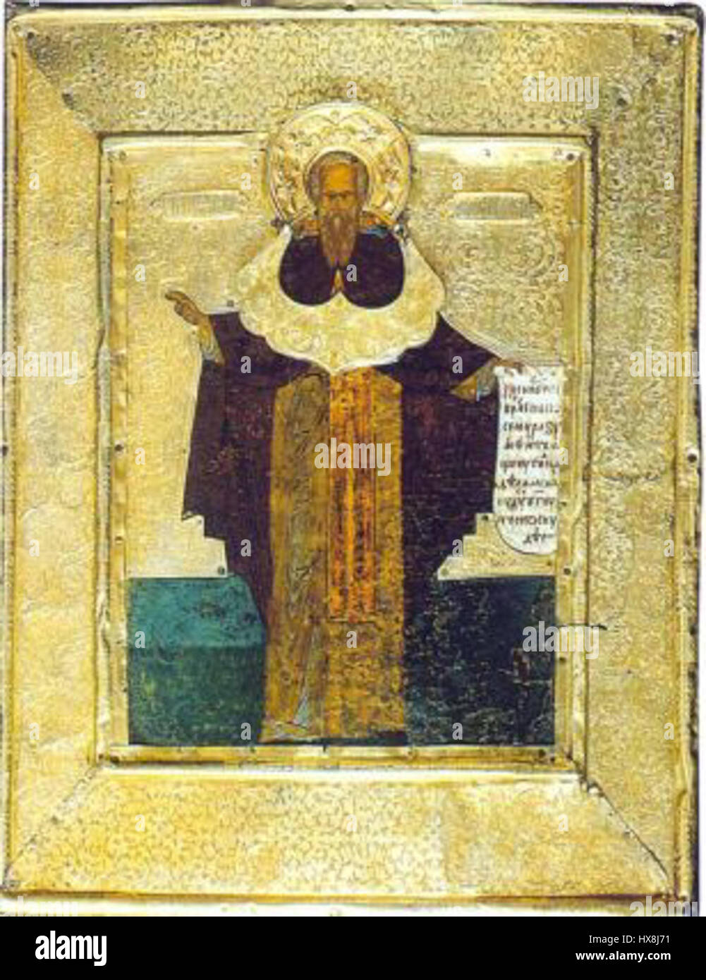 Zosima Solovetsky, a monk of the Russian Orthodox Church, co-founder of ...