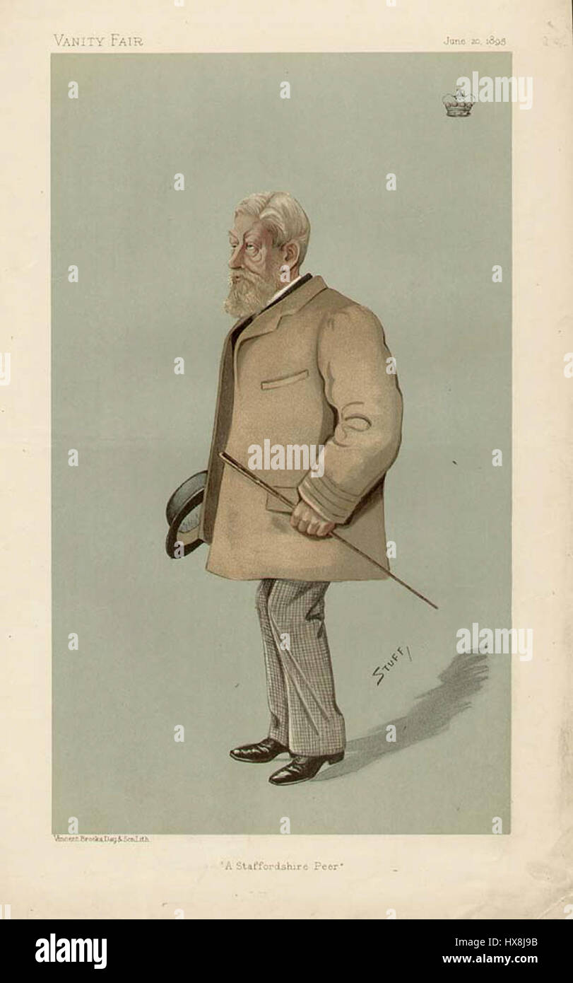 Arthur Wrottesley was featured in Vanity Fair in June 1895. The ...