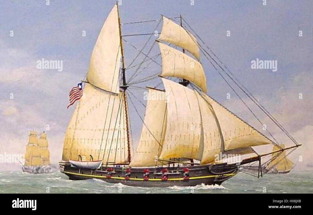 The 'Texan schooner Independence' was a historically significant ship ...