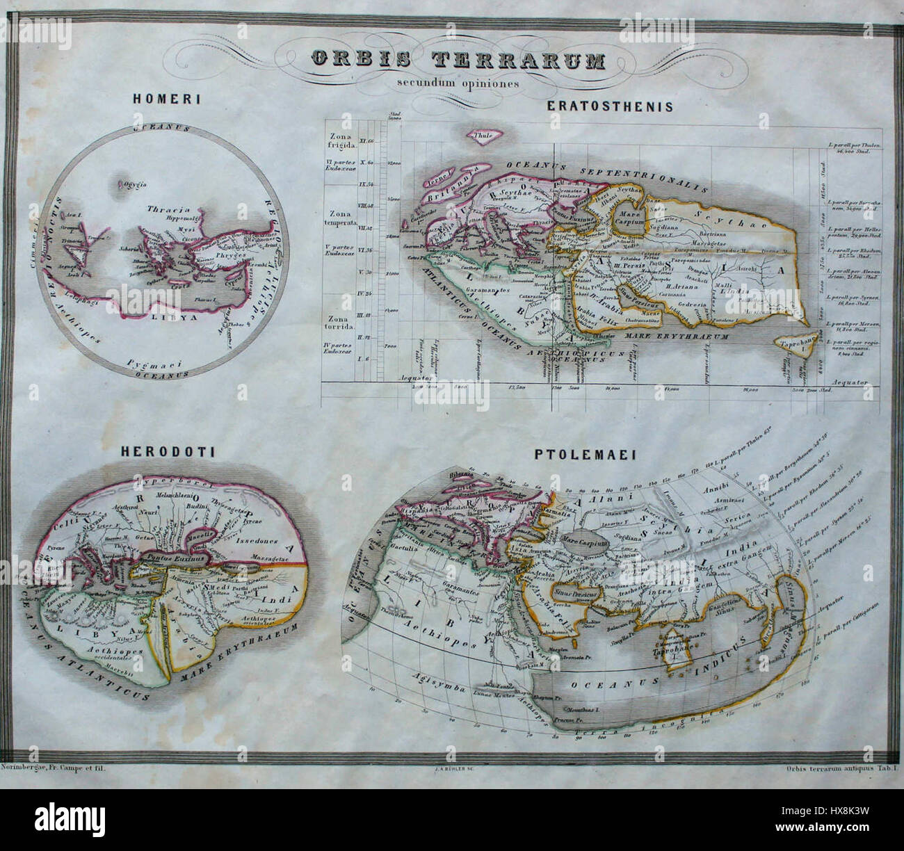 Homer on a map hi-res stock photography and images - Alamy