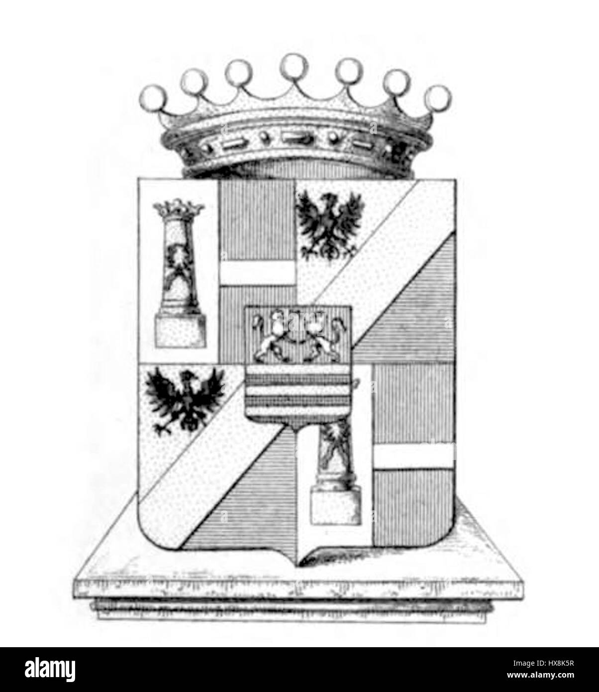 'Wappenkielmannsegge' refers to a heraldic term or a family crest ...