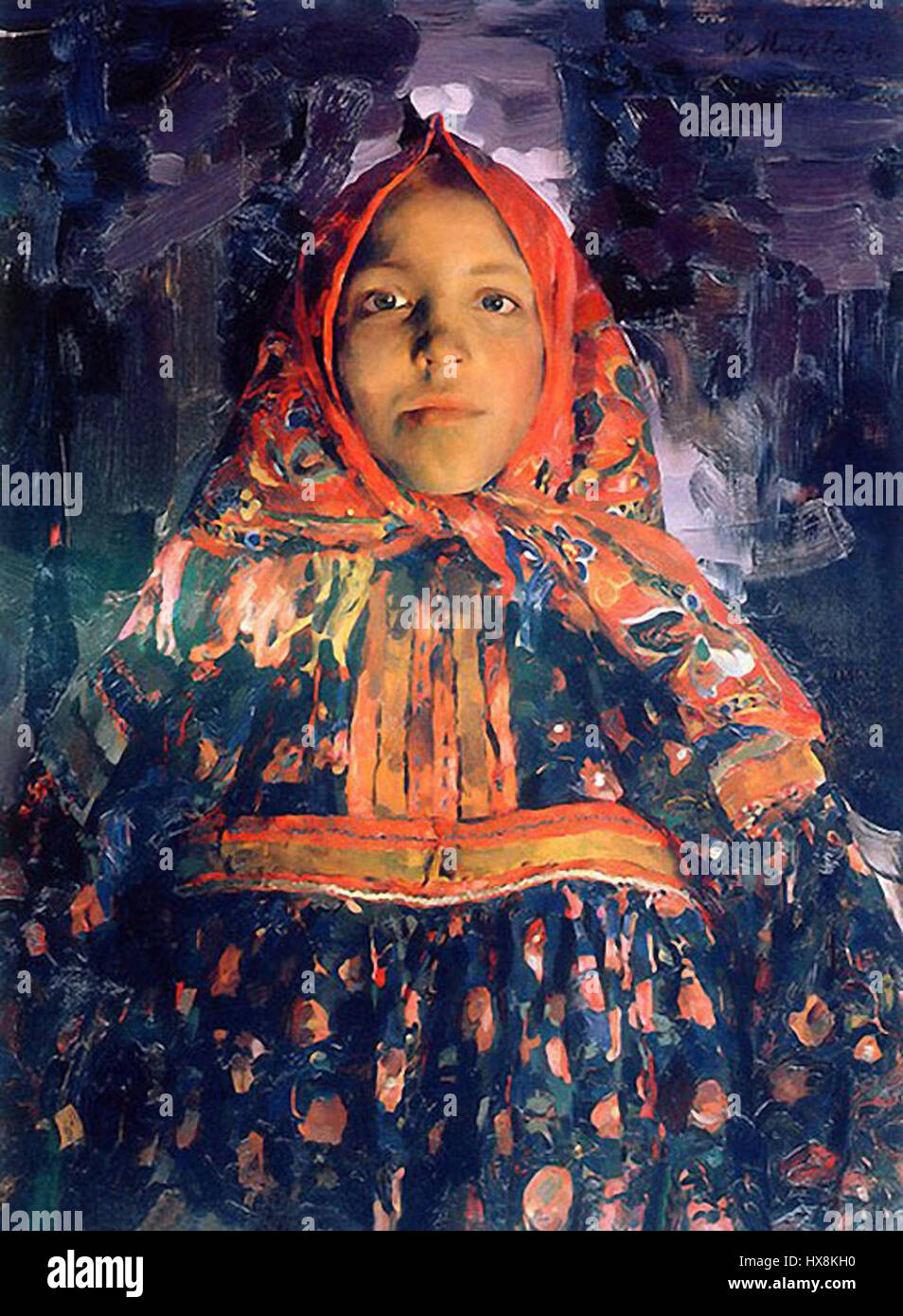 Young russian woman painting hi-res stock photography and images - Alamy
