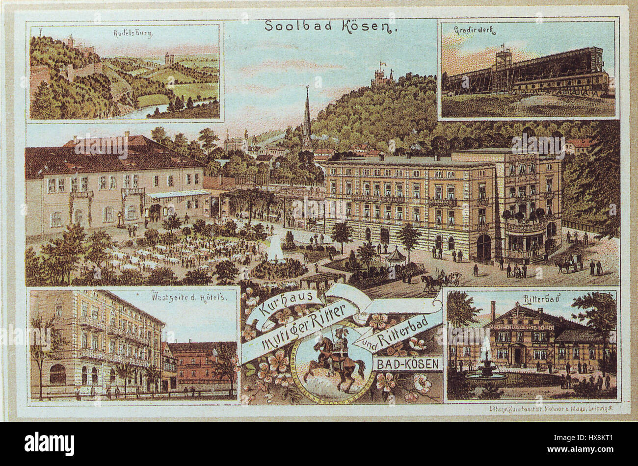 'Mutiger Ritter' (Brave Knight) from 1895 illustrates a knight in full ...