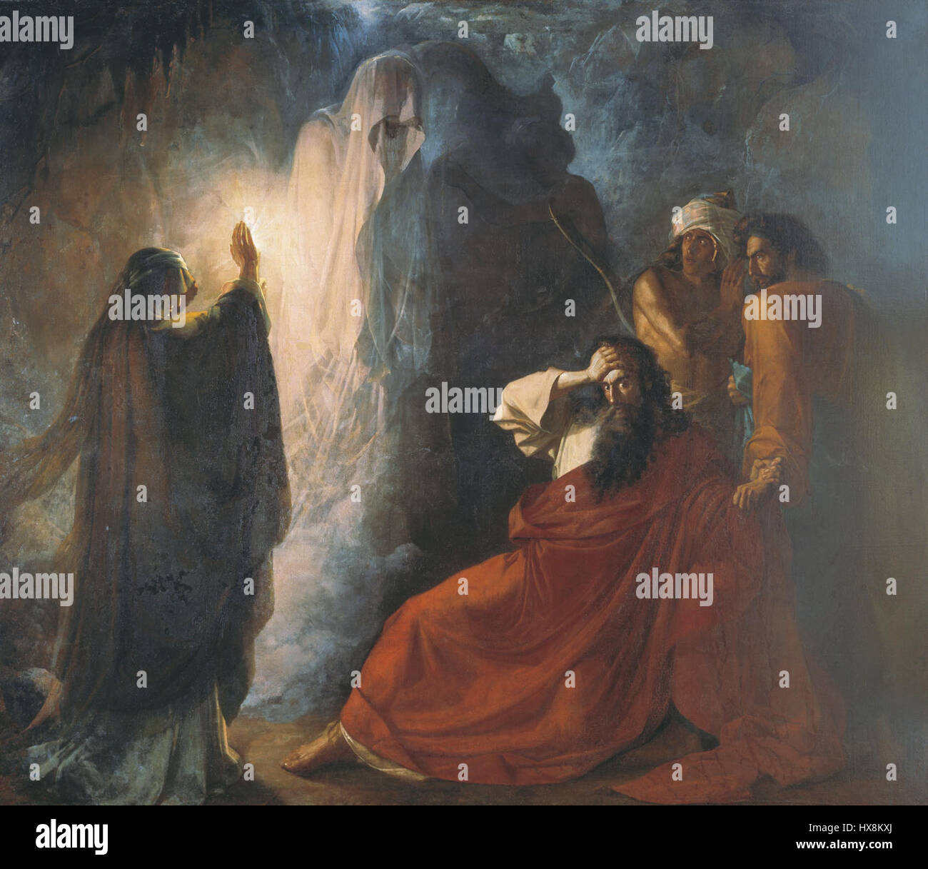 Witch of Endor (Martynov Stock Photo - Alamy