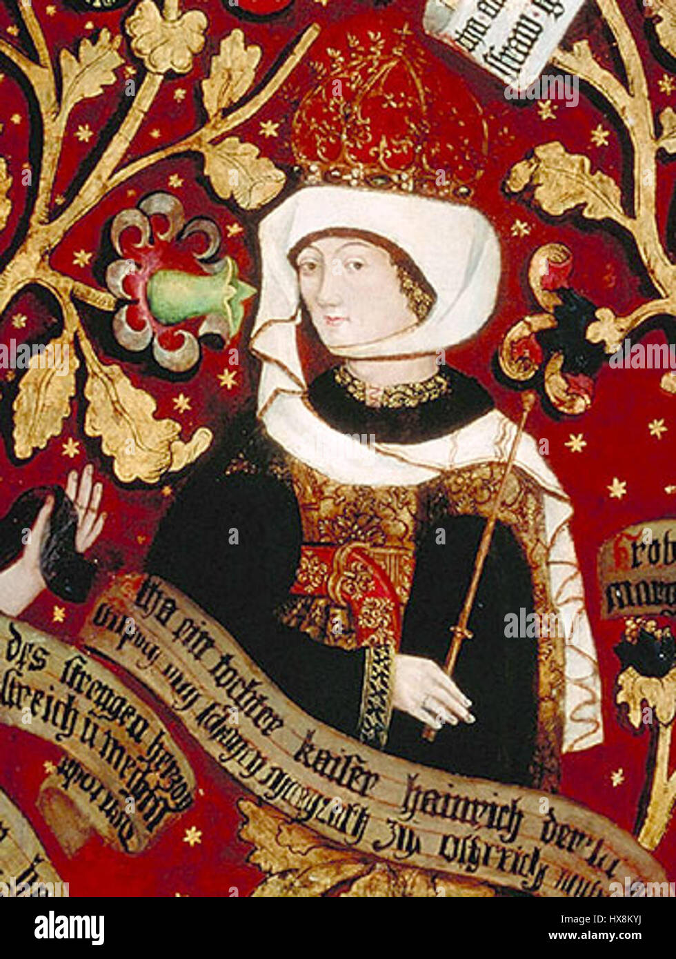 Markgraefin Ita (Itha) was the wife of Leopold II, depicted in this ...