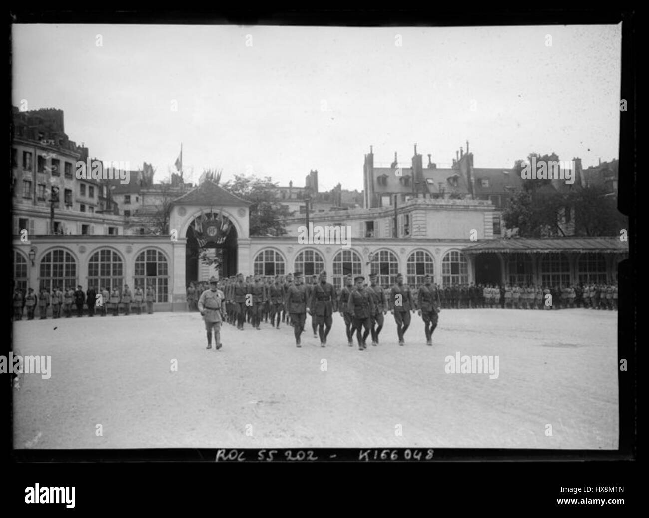 This image depicts the reception of cadets at the École Polytechnique ...