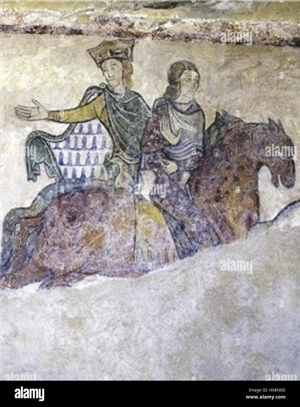 The Saint Radegonde Mural is a religious artwork depicting Saint ...