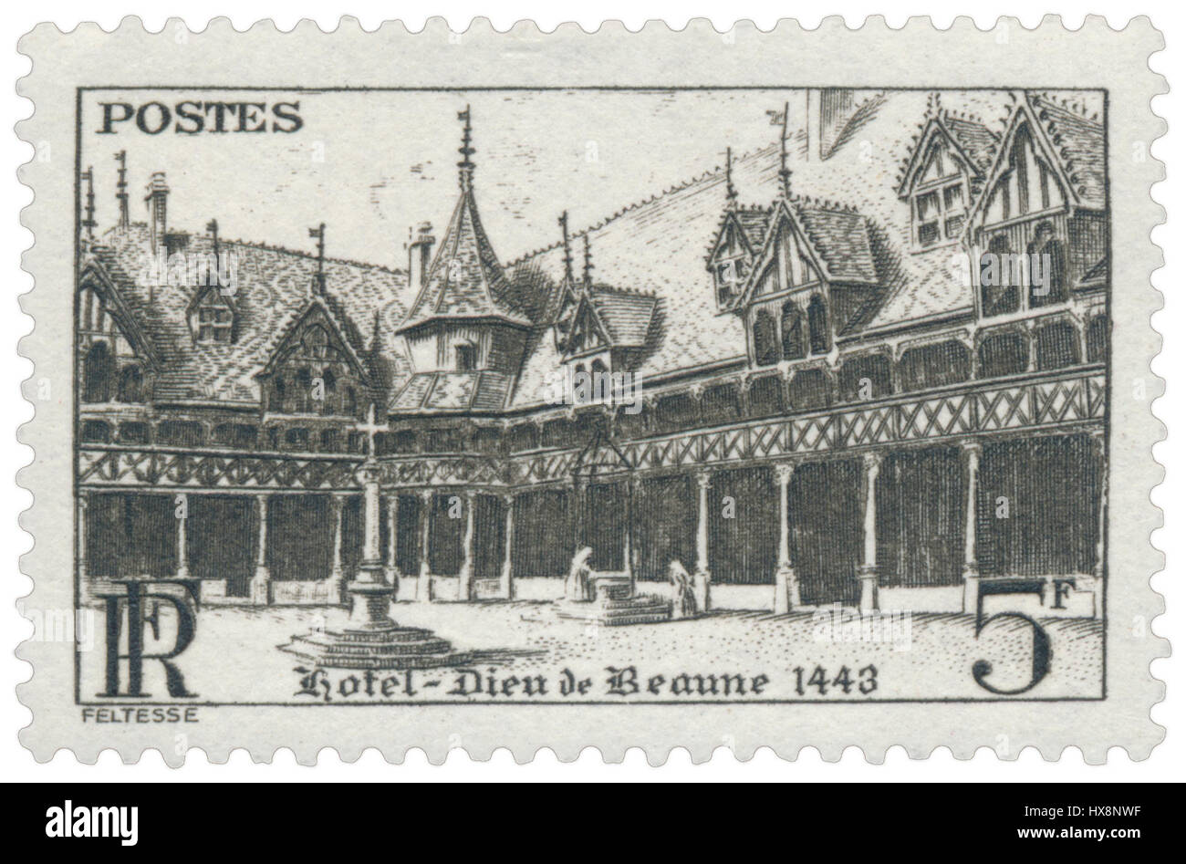 This stamp from the French postal service in 1941 is a reflection of ...