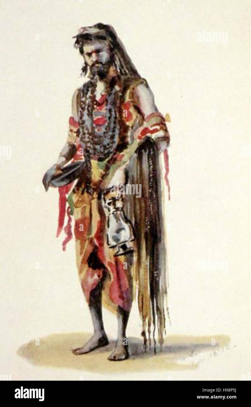 Sadhu drawing hi-res stock photography and images - Alamy