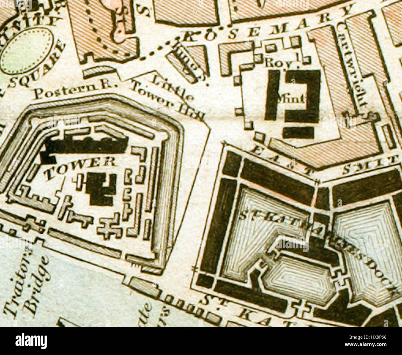 The royal mint london map hi-res stock photography and images - Alamy