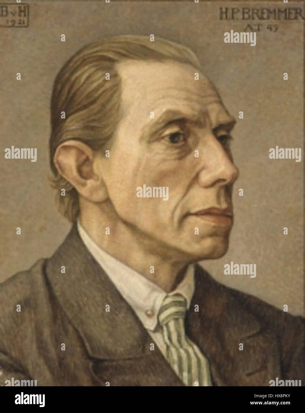 The portrait of H.P. Bremmer offers a glimpse into the life of this ...