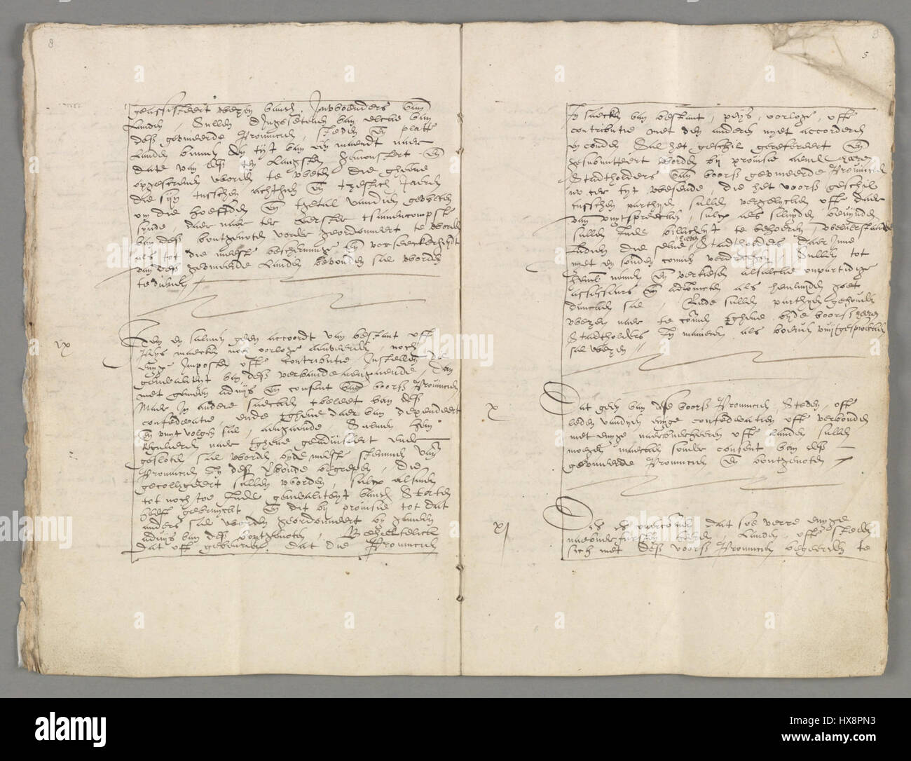 The 'Unie van Utrecht' document, housed at the National Archives of the ...
