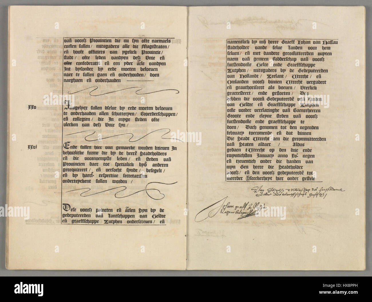 The Unie van Utrecht (Union of Utrecht) was a treaty signed in 1579 ...