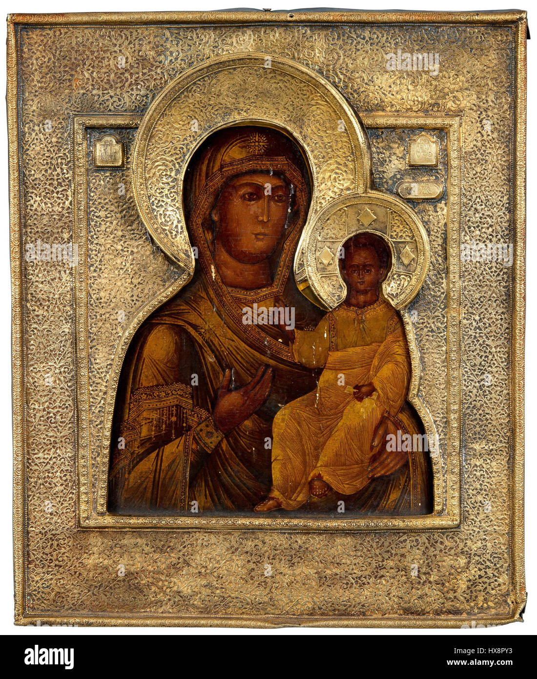 The 'Mother of God Hodigitria' is a Byzantine icon depicting the Virgin ...