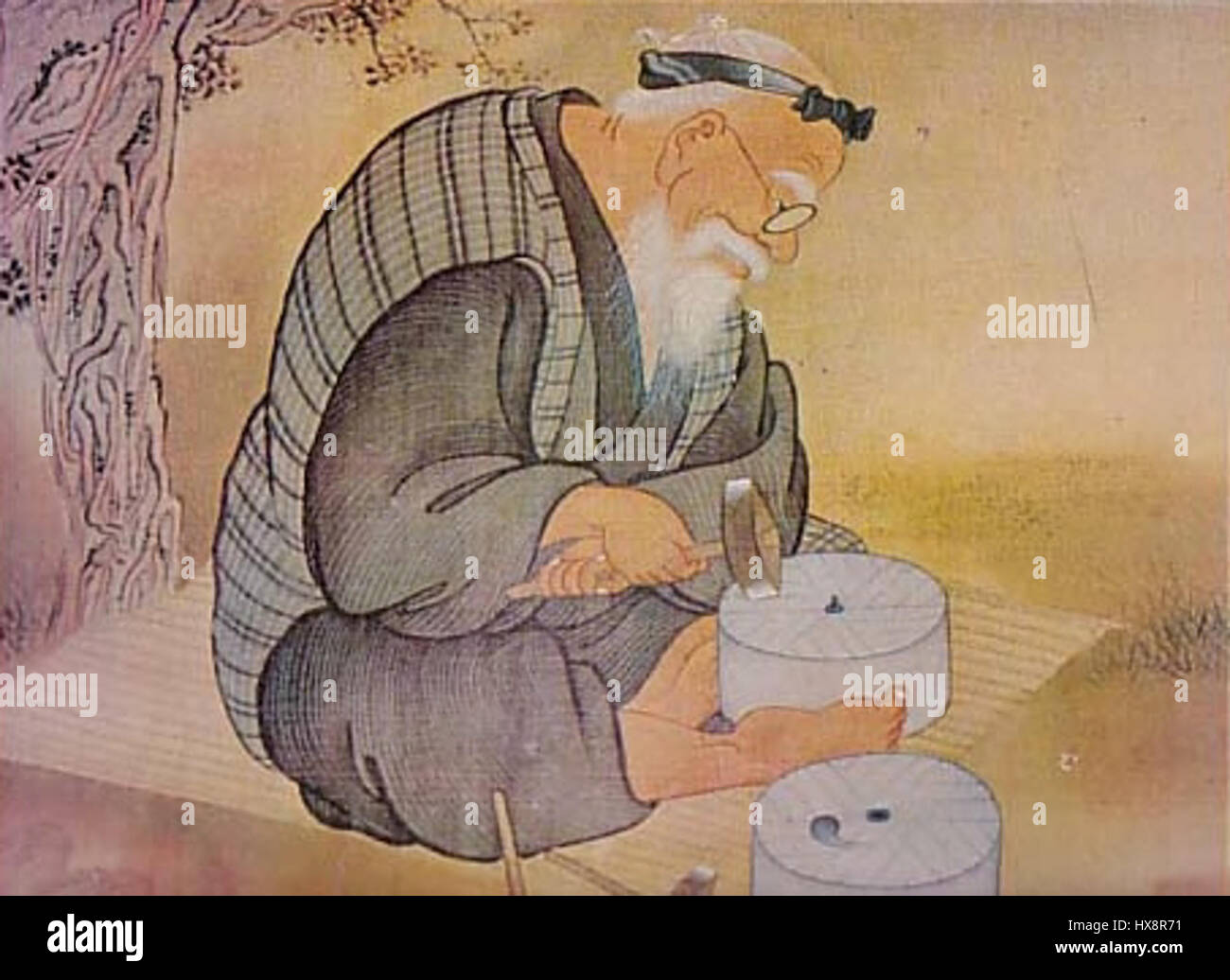 This image represents an artistic or historical work with unique visual ...