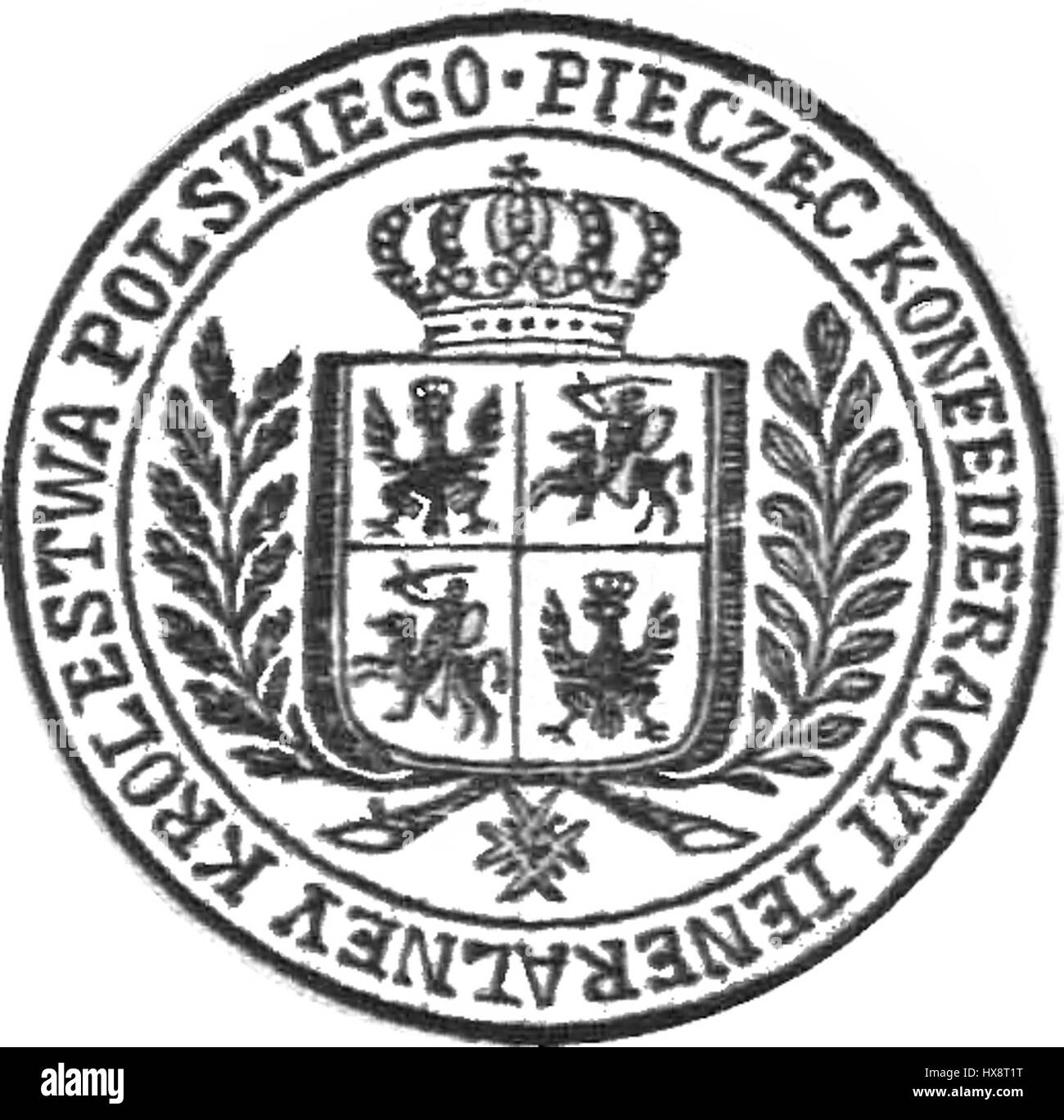 The Seal of the General Confederation of the Kingdom of Poland was used ...