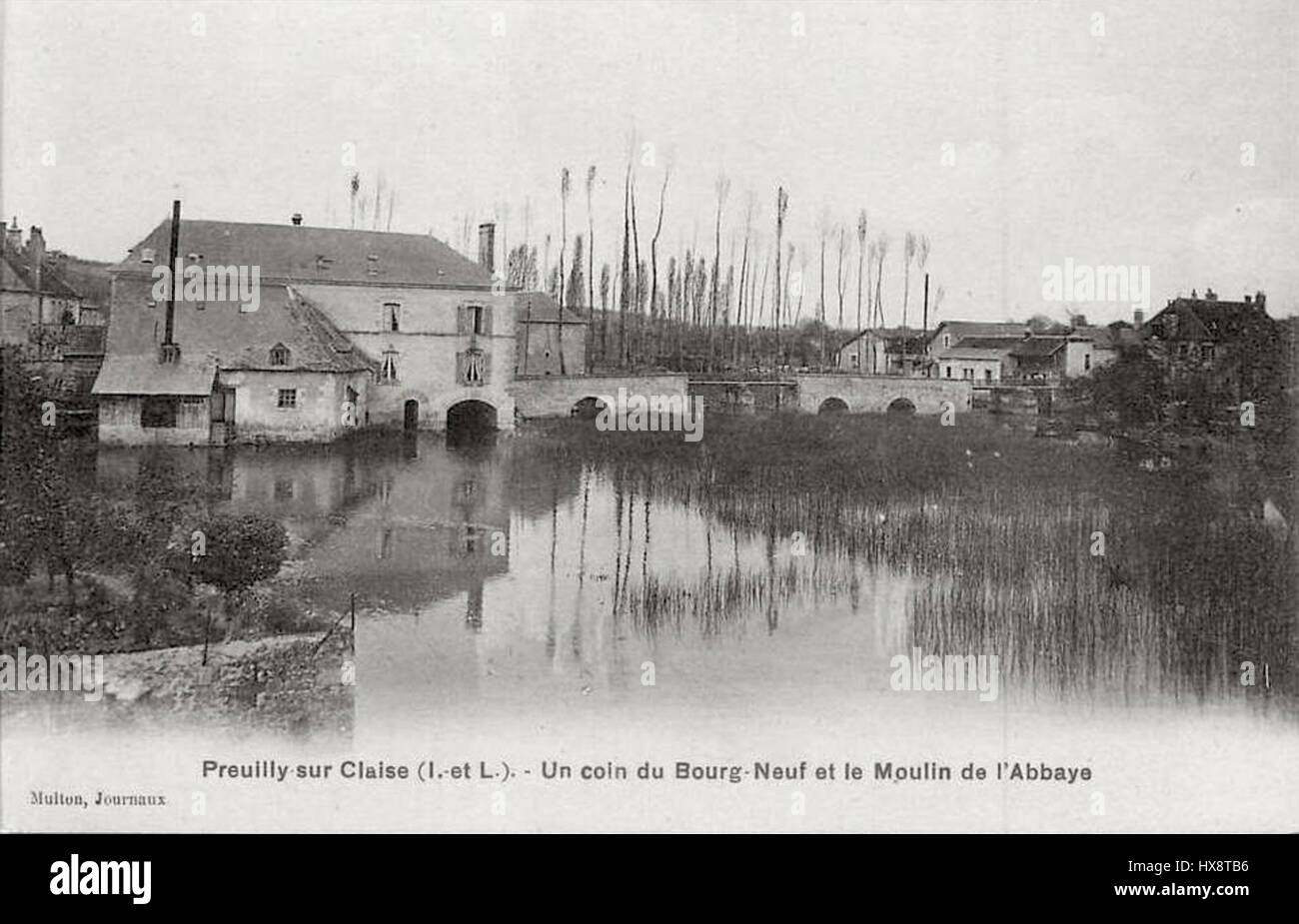 The Preuilly moulin (mill) on the Pont Claise in France is an example ...