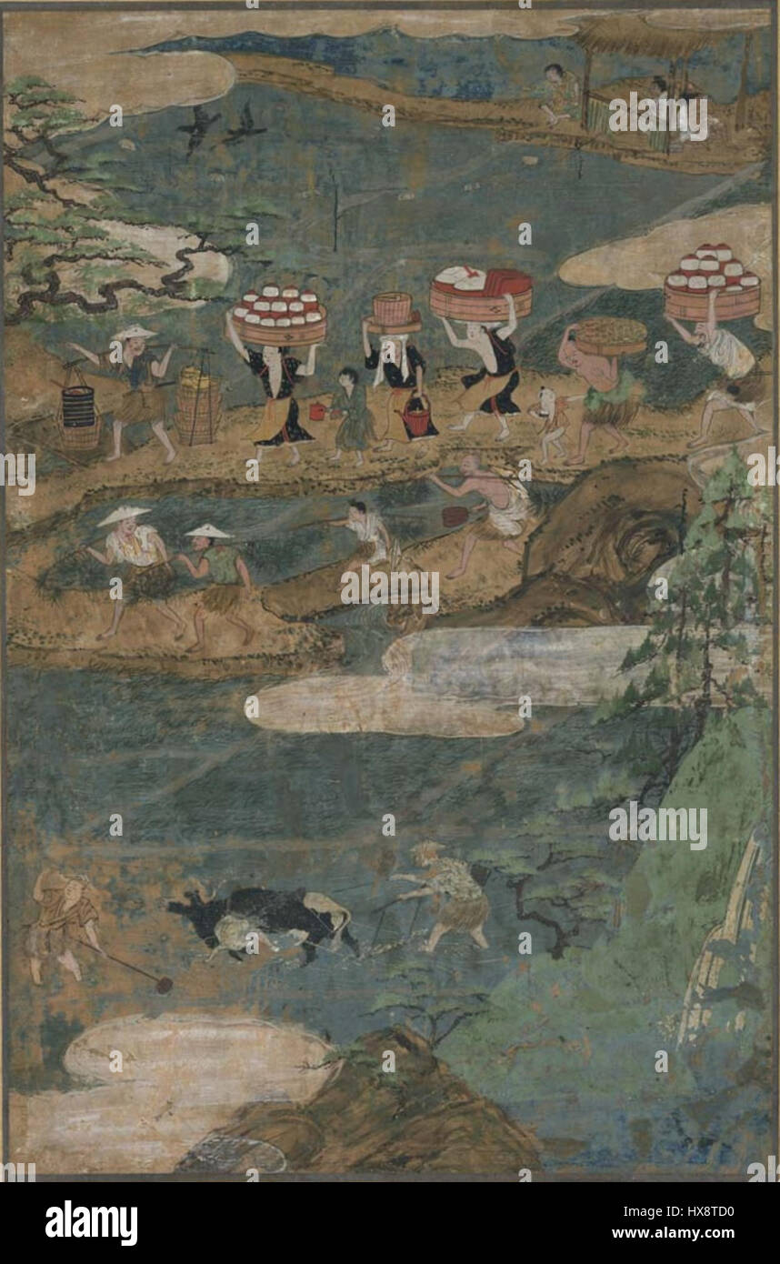 The artwork represents an unknown subject depicted in a unique script ...