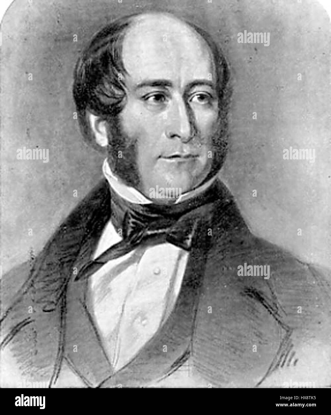 Samuel Sebastian Wesley Engraving Stock Photo - Alamy