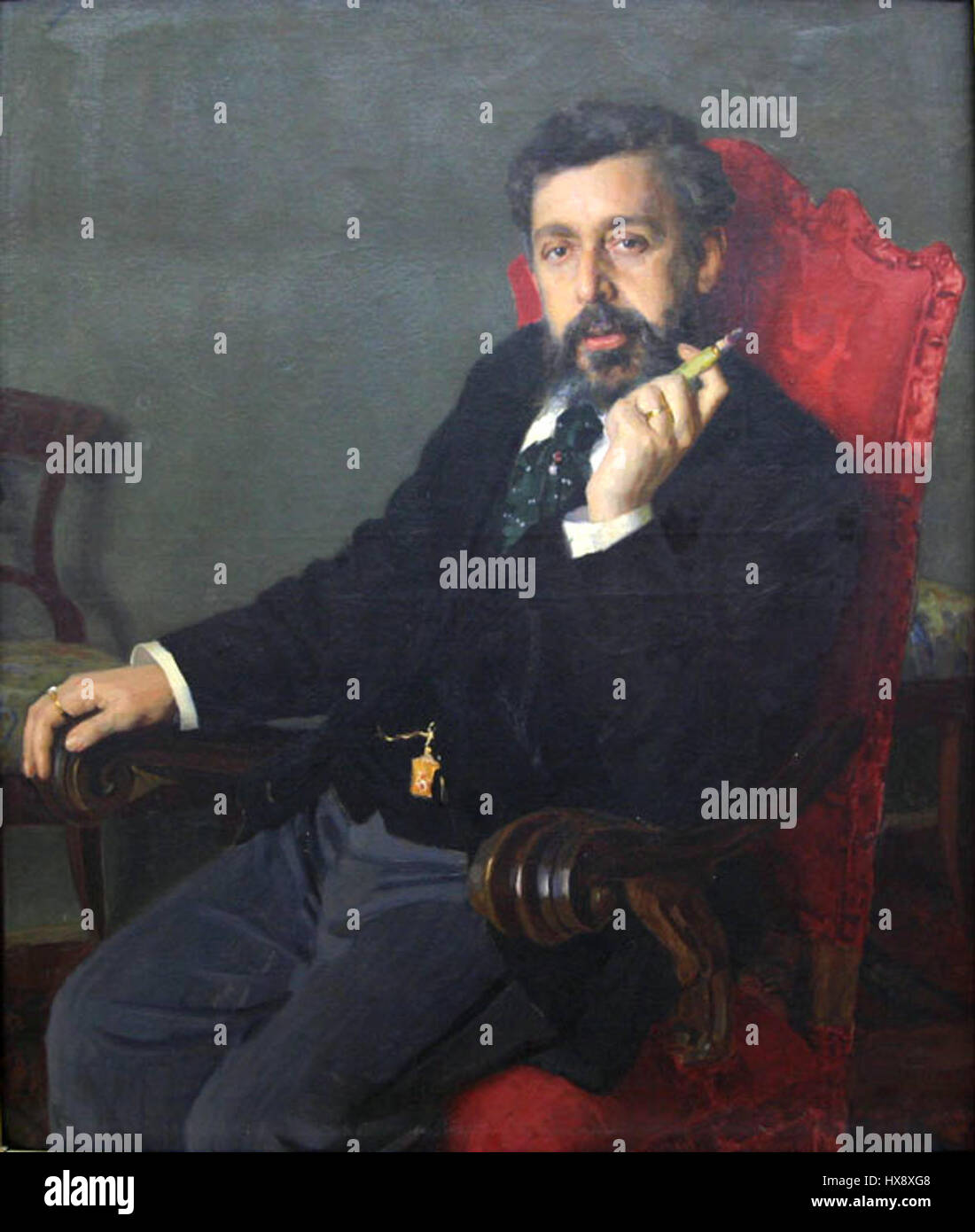 A painting titled 'The Death of Marius' by Dominique Ingres, depicting ...