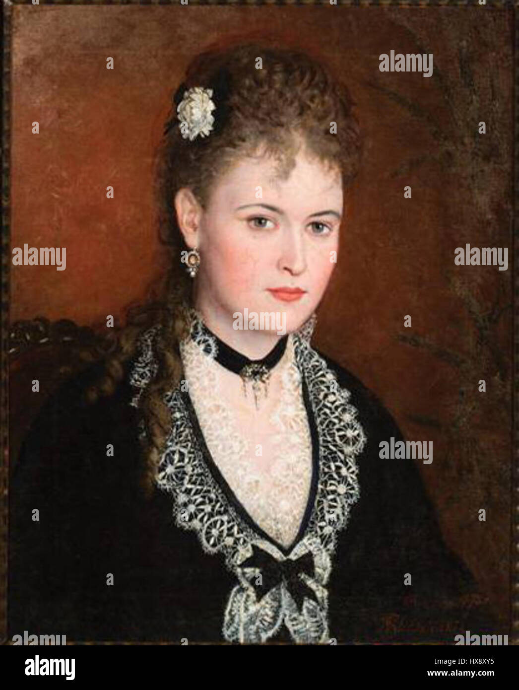 Slendzinski Portret damy Stock Photo - Alamy
