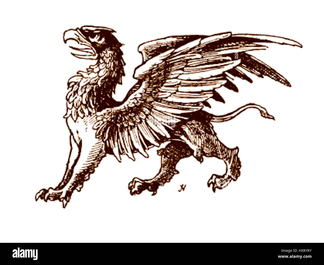 Opinicus is a mythical creature, often depicted as a hybrid between a ...