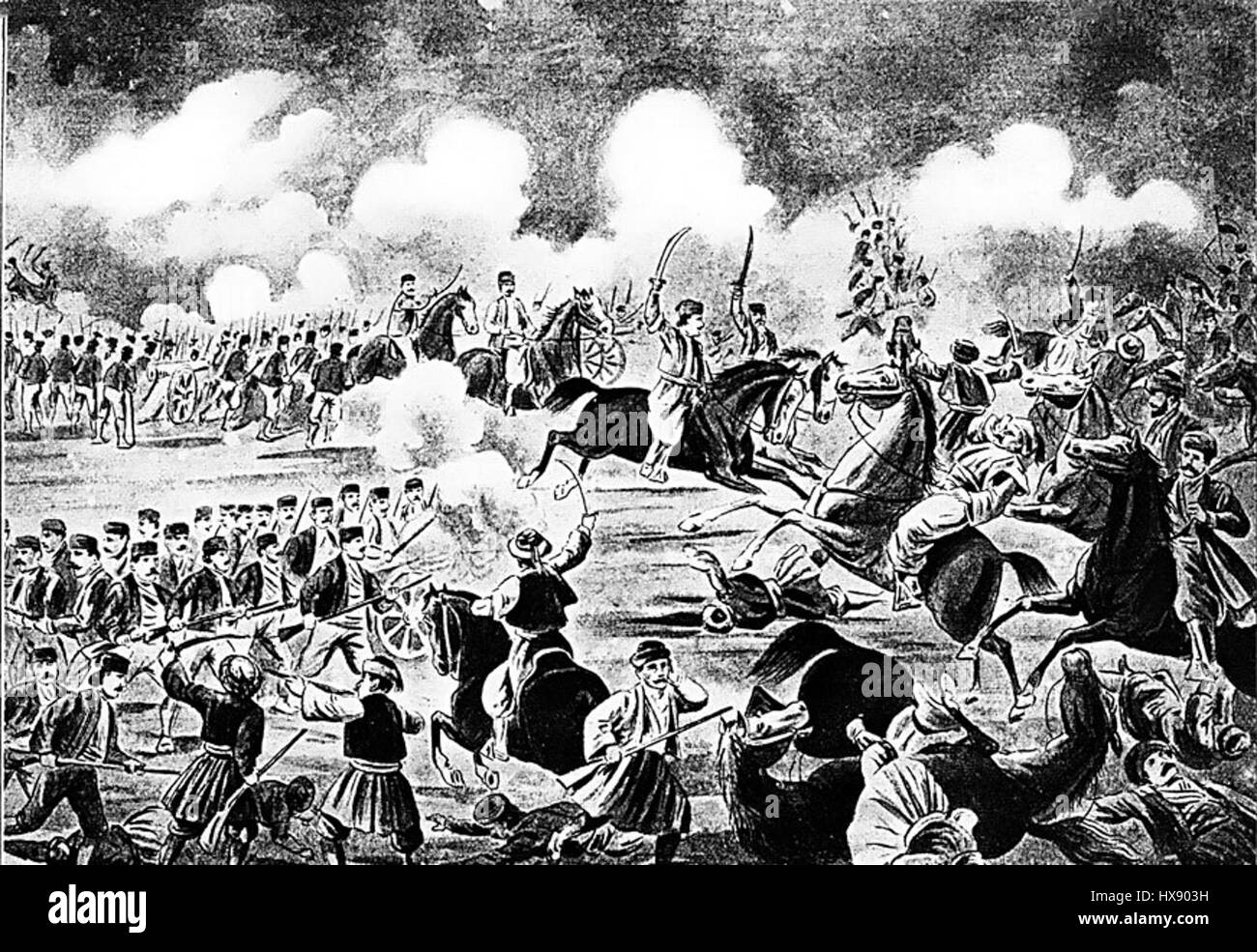 Napoleonic army defeated Black and White Stock Photos & Images - Alamy