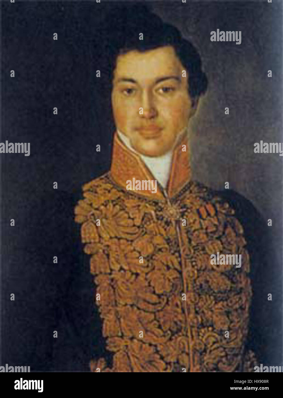 This is a historical artwork, created between 1808 and 1860, depicting ...