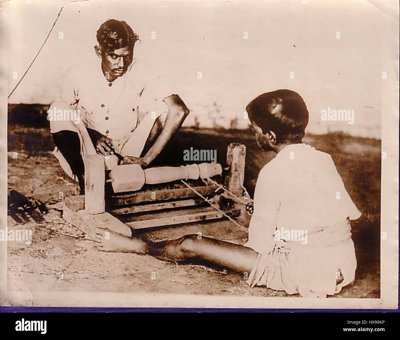 The depiction of a wood turner with his apprentice highlights the ...