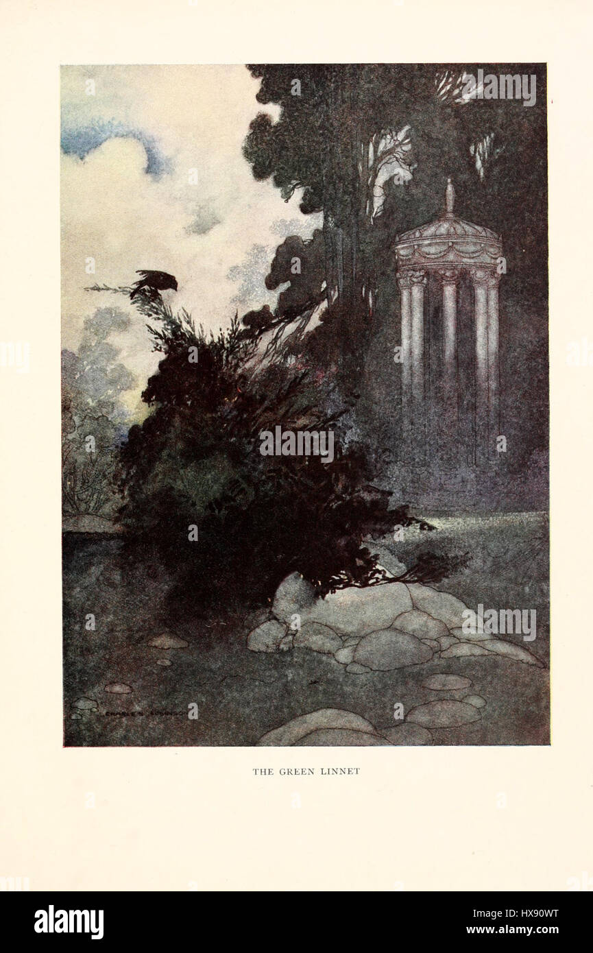 'The Green Linnet' is an artwork or a piece that likely draws ...