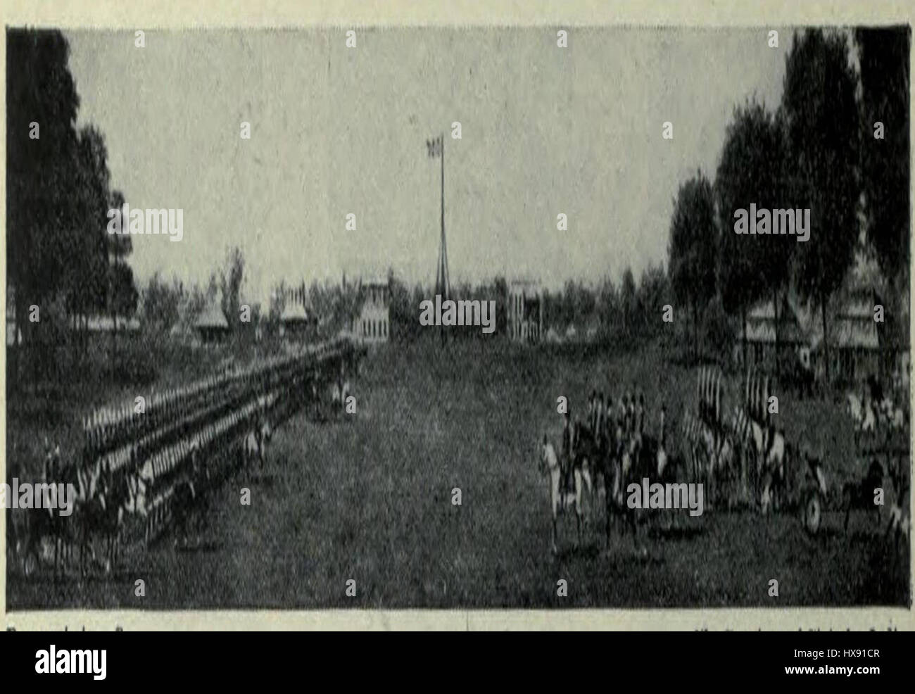 This historical painting depicts Lord Wellesley reviewing his ...