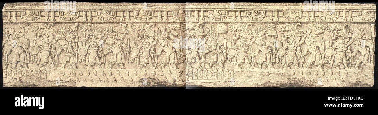 The 'Tizoc lateral 2' may refer to an artwork or relief related to the ...