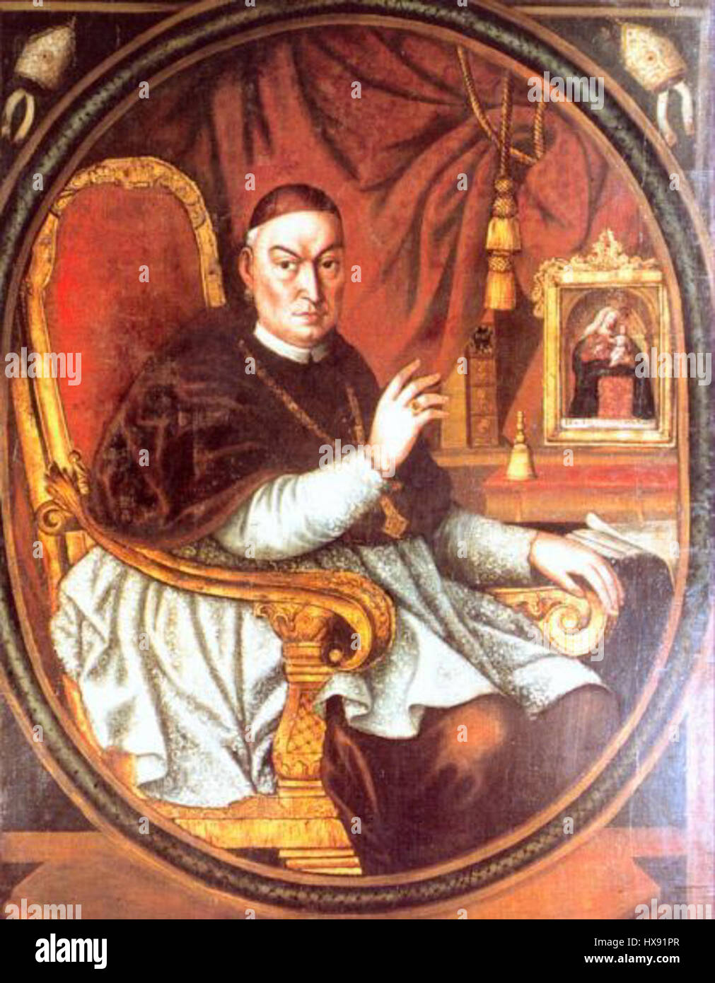 The portrait of Bishop Pedro Ponce de León y Carrasco by Francisco ...