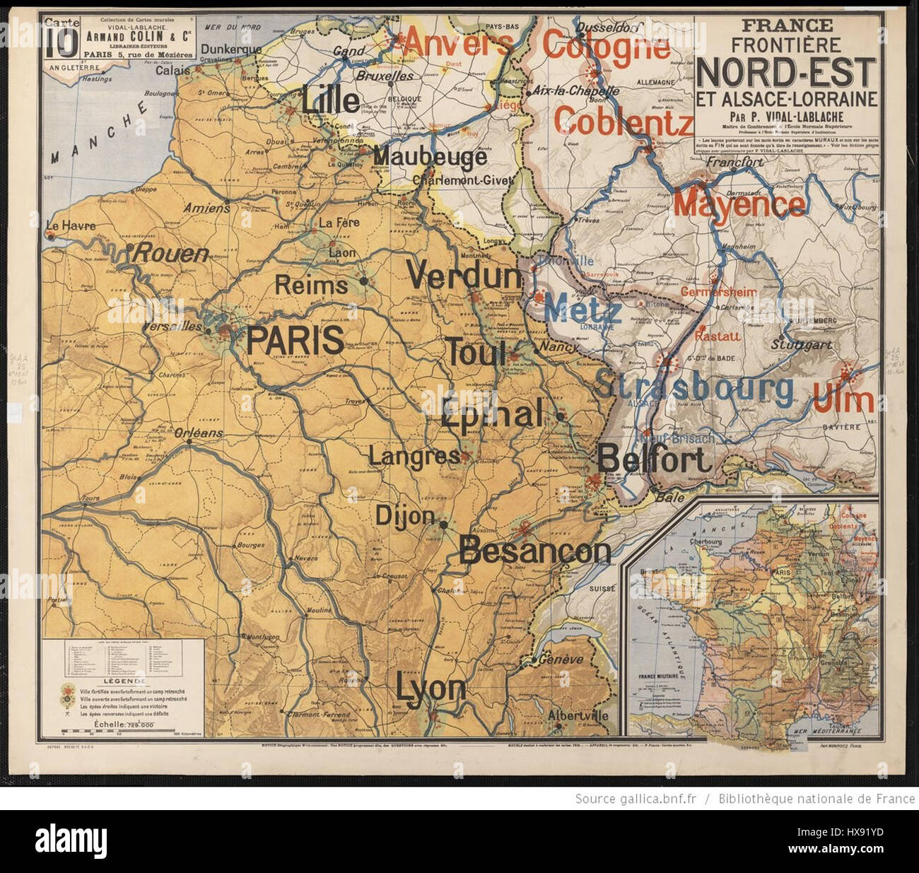 Vidal de la Blache was a French geographer known for his pioneering ...