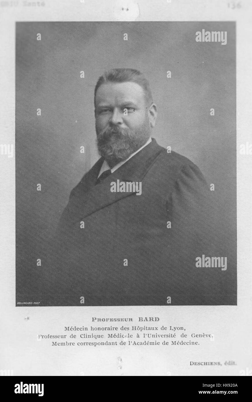Professeur Louis Bard was a renowned French physician and scientist in ...