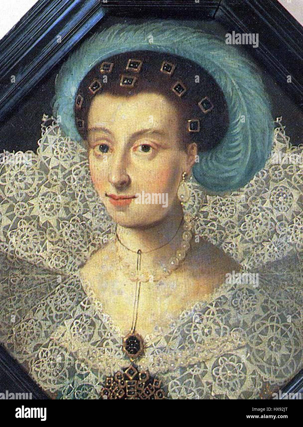 Mary Eleanor of Sweden, depicted around 1630, was a Swedish royal ...