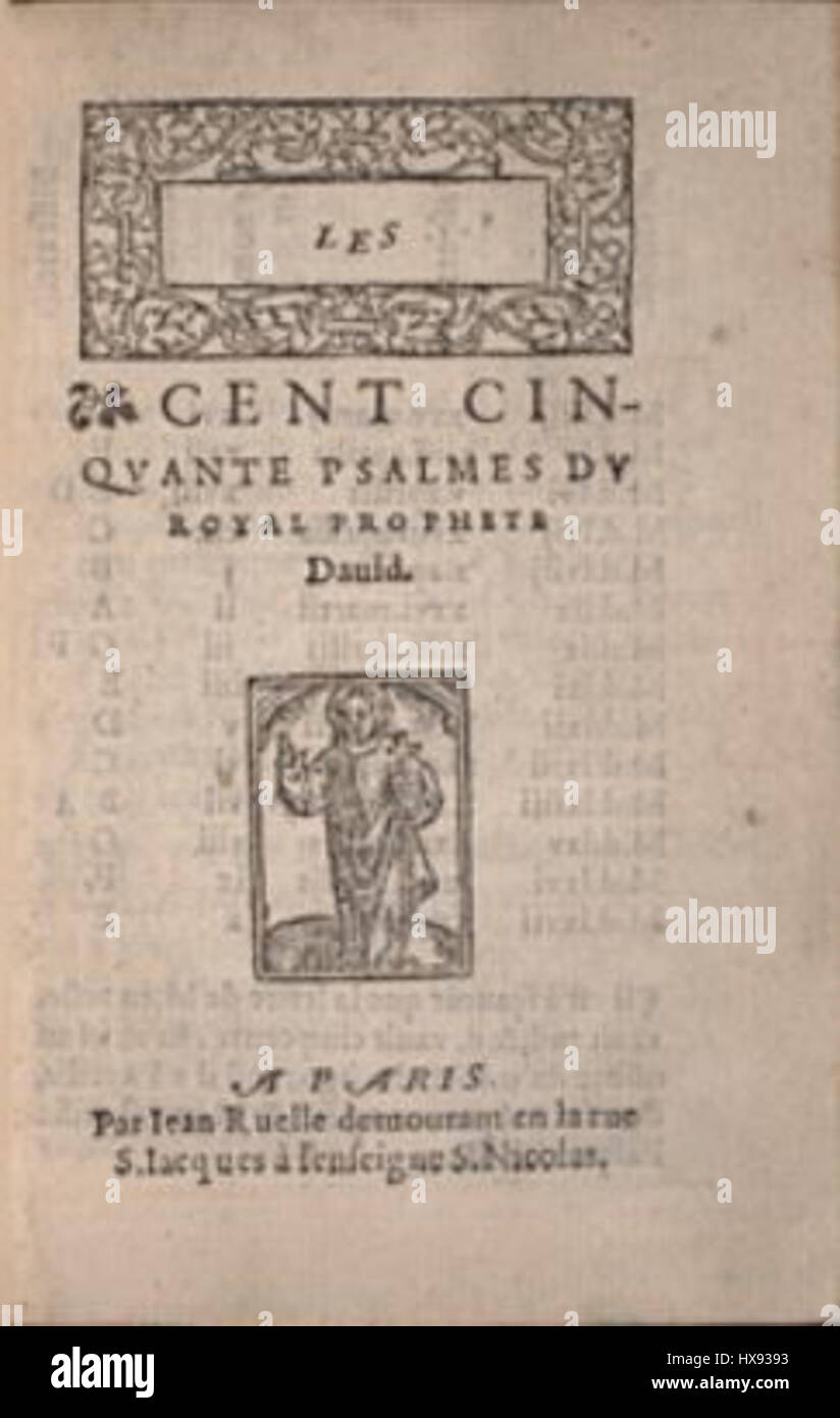 Psautier hi-res stock photography and images - Alamy