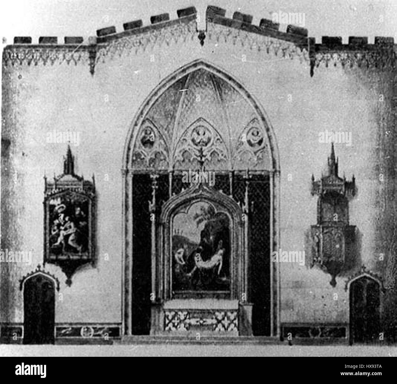 Classical decorations Black and White Stock Photos & Images - Alamy