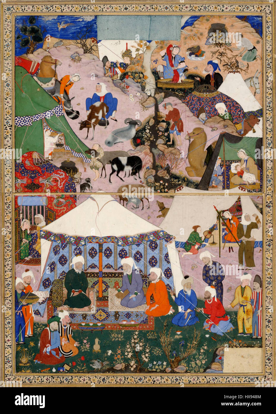 'Mir Sayyid Ali' is a notable Persian artist from the 16th century ...