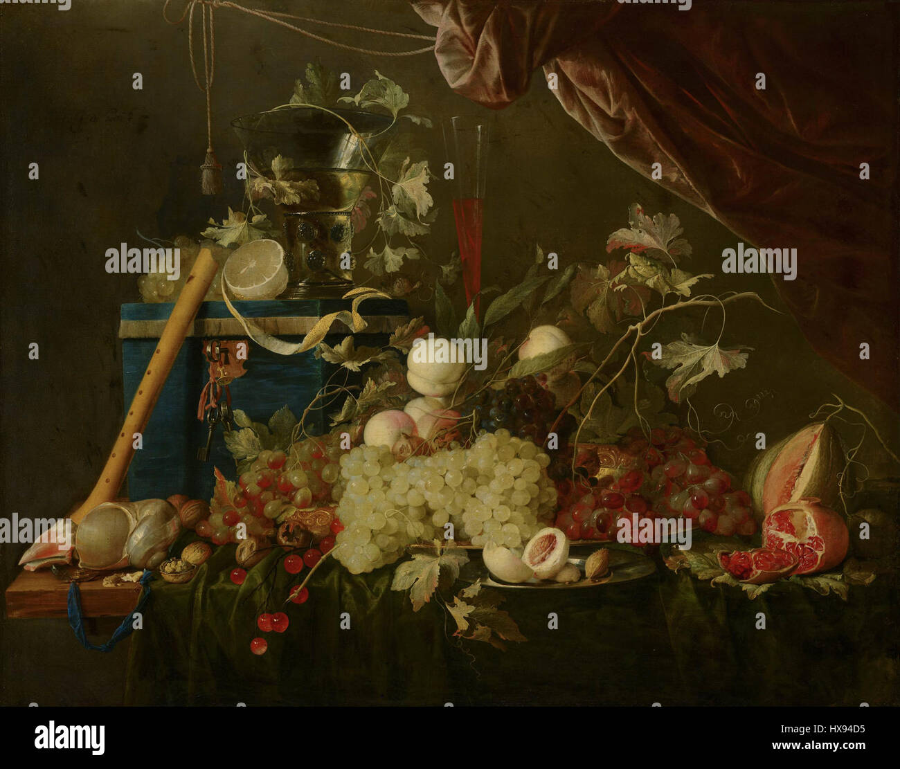 Jan Davidsz. de Heem's 'Sumptuous Fruit Still Life with Jewellery Box ...