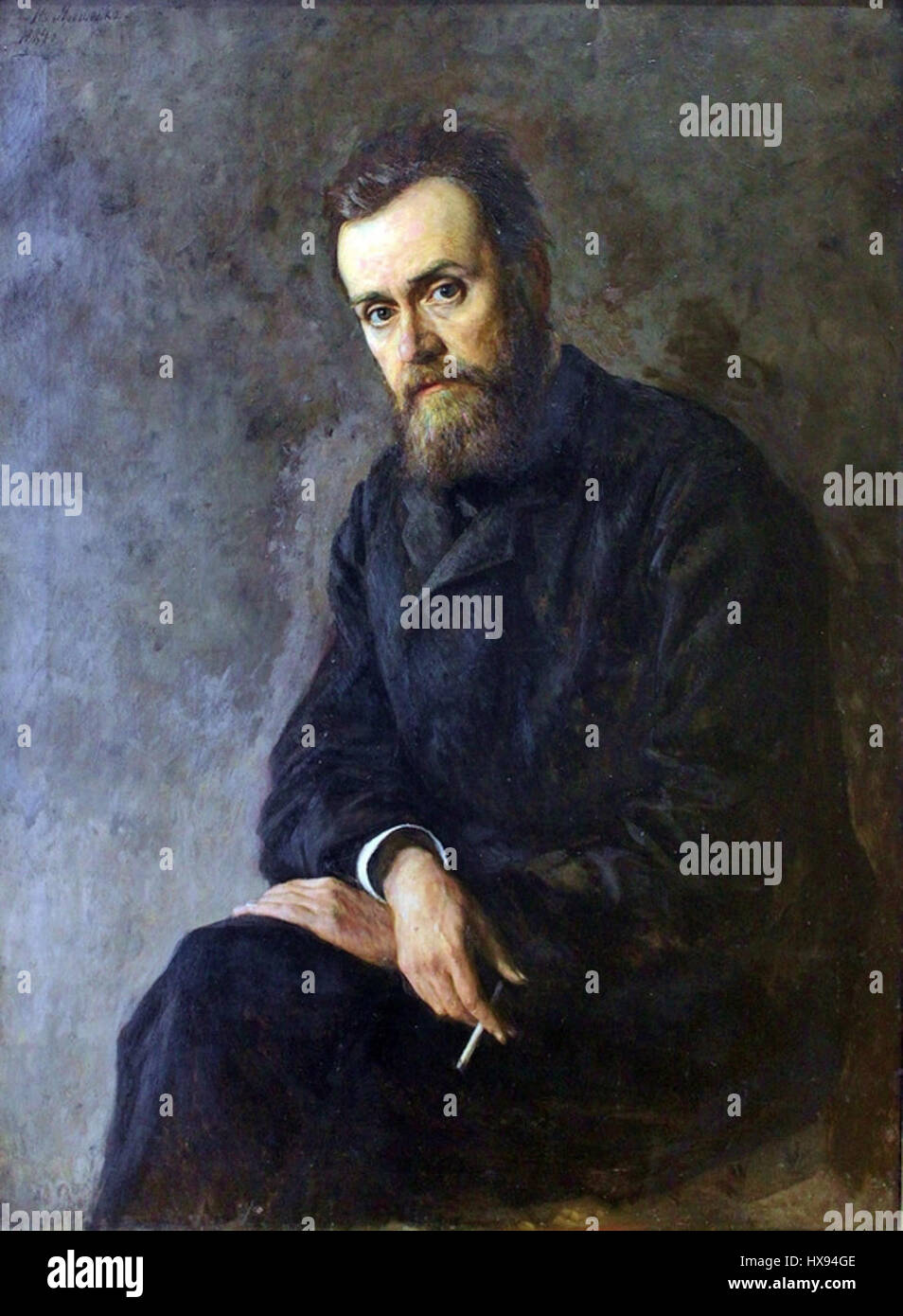 ‘Ritratto di Gleb Uspenskij’ is a portrait of the Russian intellectual ...
