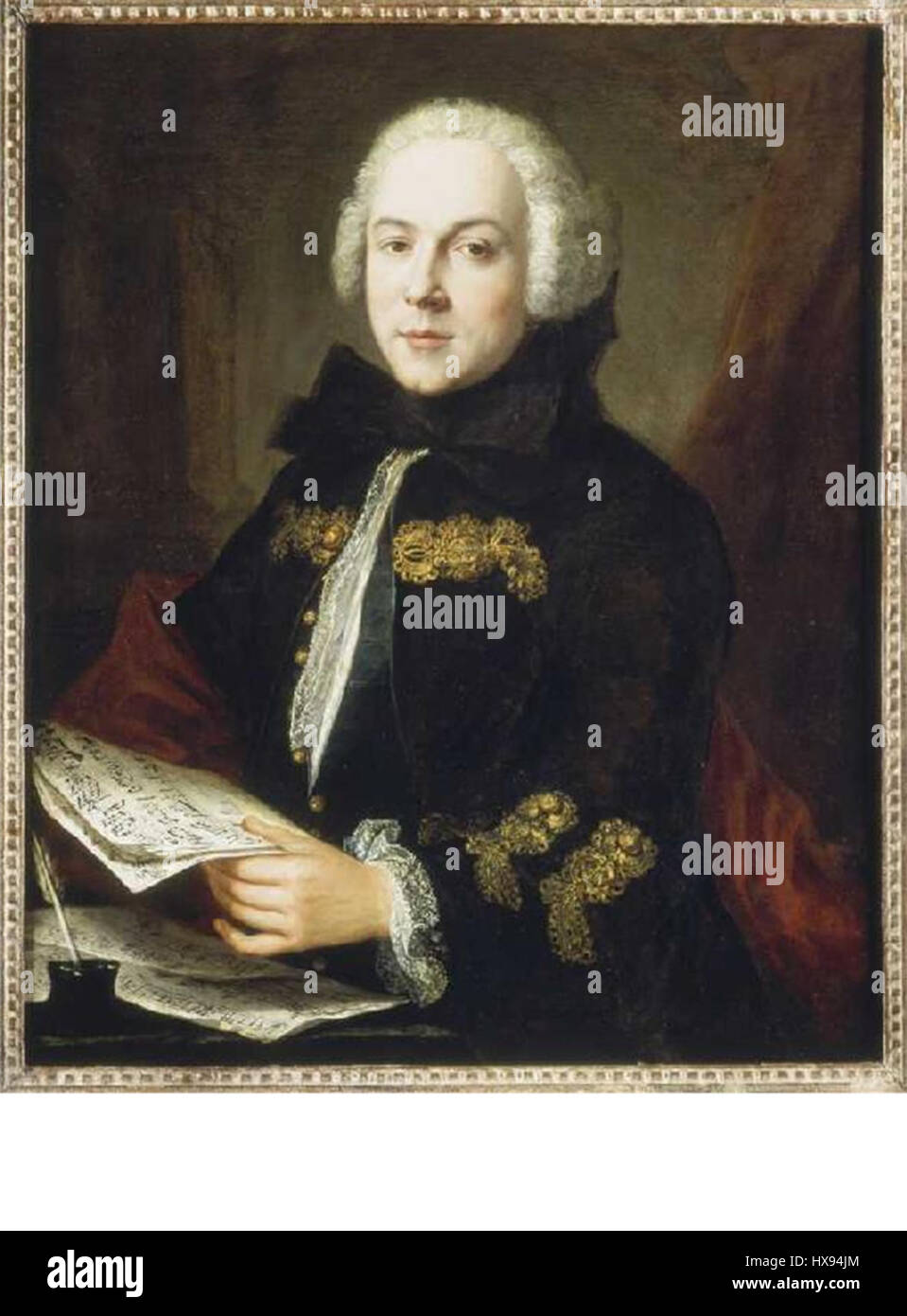 'Portrait de Boccherini' attributed to Jean Etienne Liotard depicts the ...